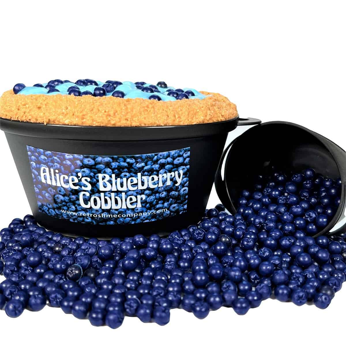 Alice's Blueberry Cobbler Semifloam Slime - Retro Slime Company