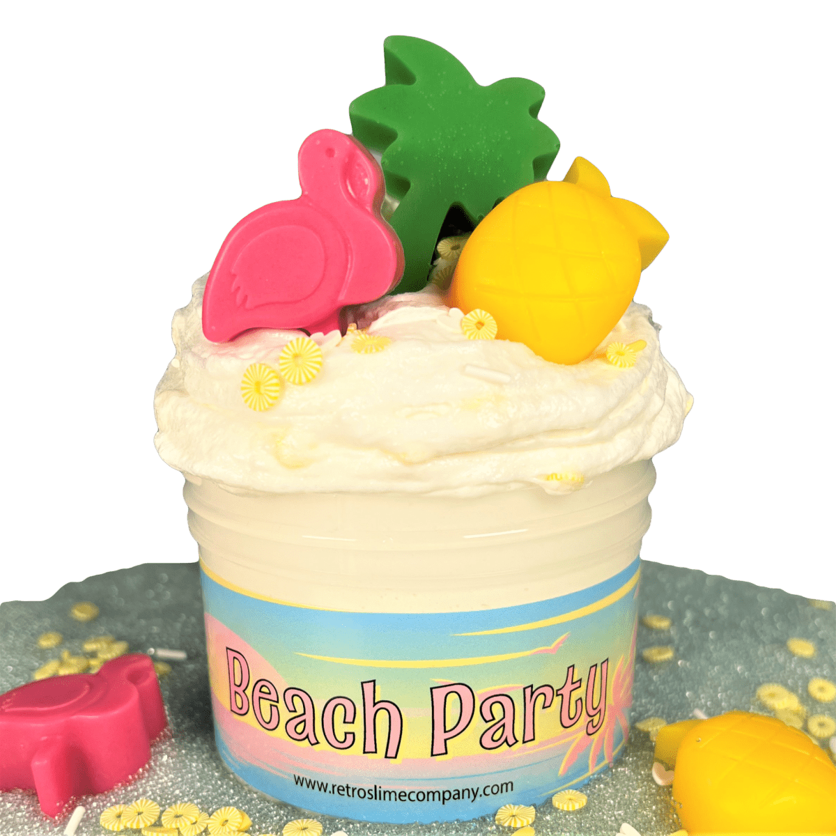 Beach Party Cloud Cream Slime - Retro Slime Company