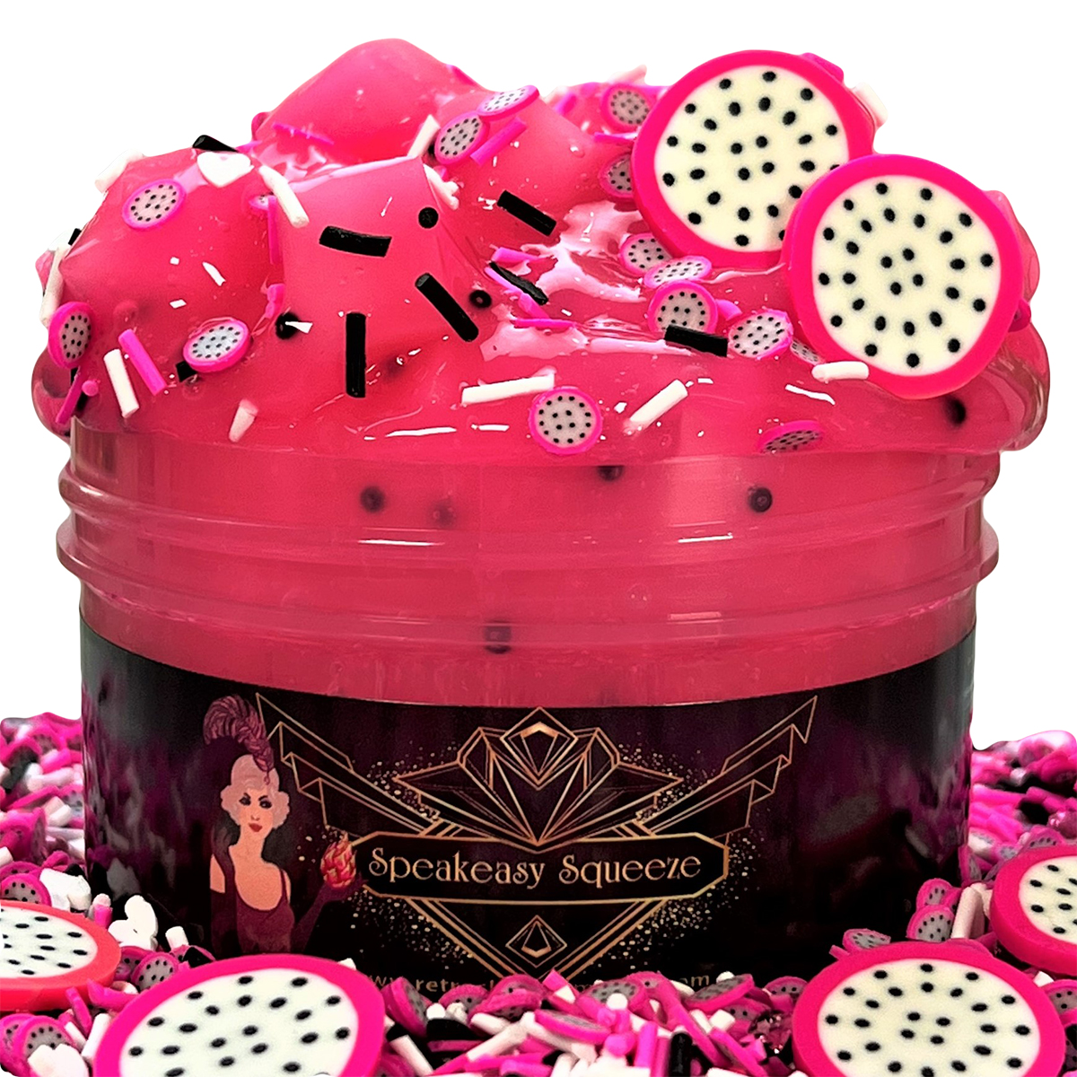 Speakeasy Squeeze Jelly Cube Slime - Retro Slime Company