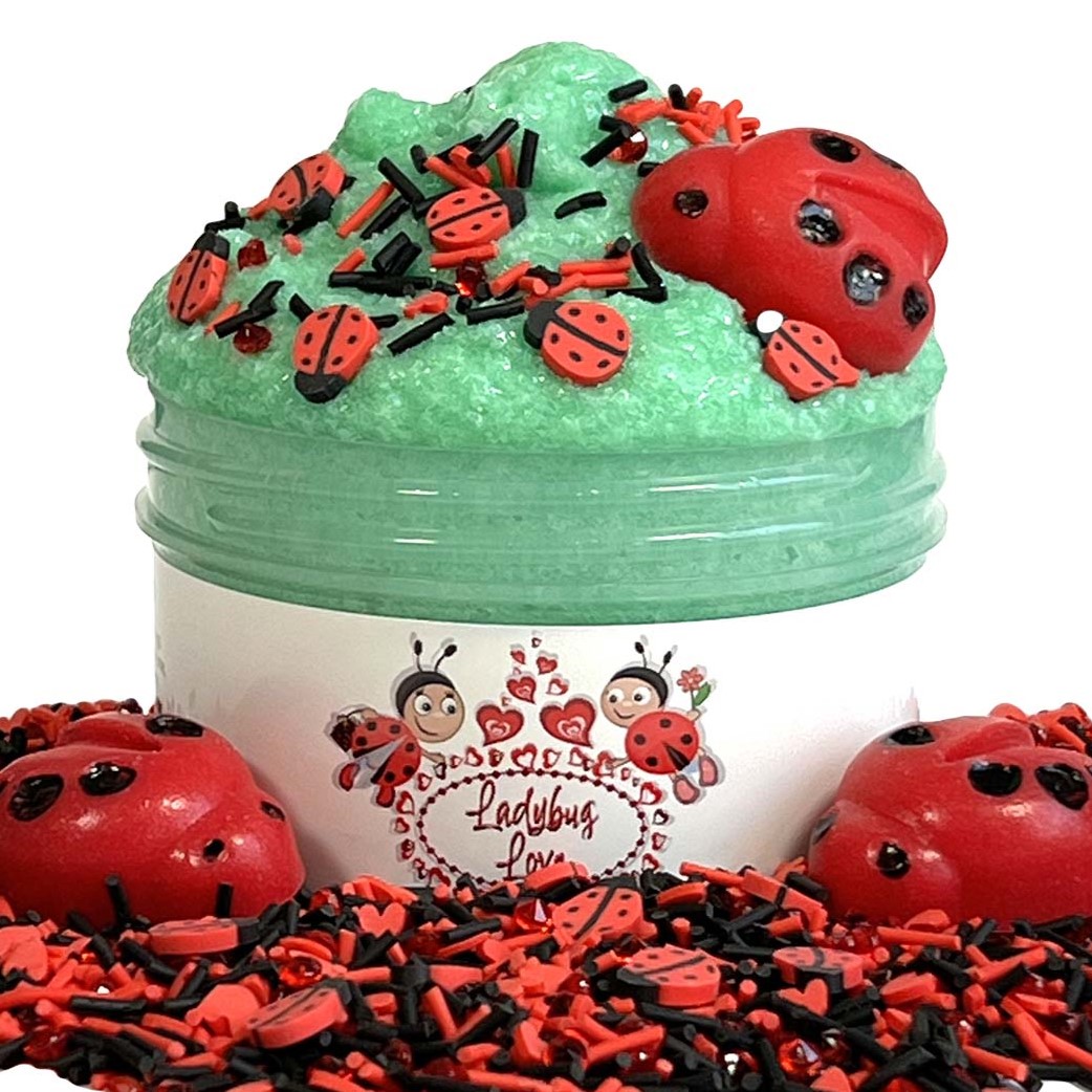 Ladybug Love Snowfizz Slime - Retro Slime Company